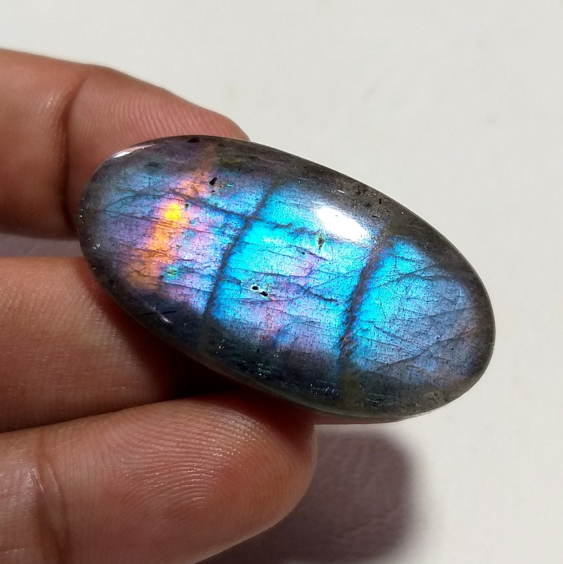 Jewelry Making & Beading Gorgeous Flashy Labradorite Cabochon Loose ...