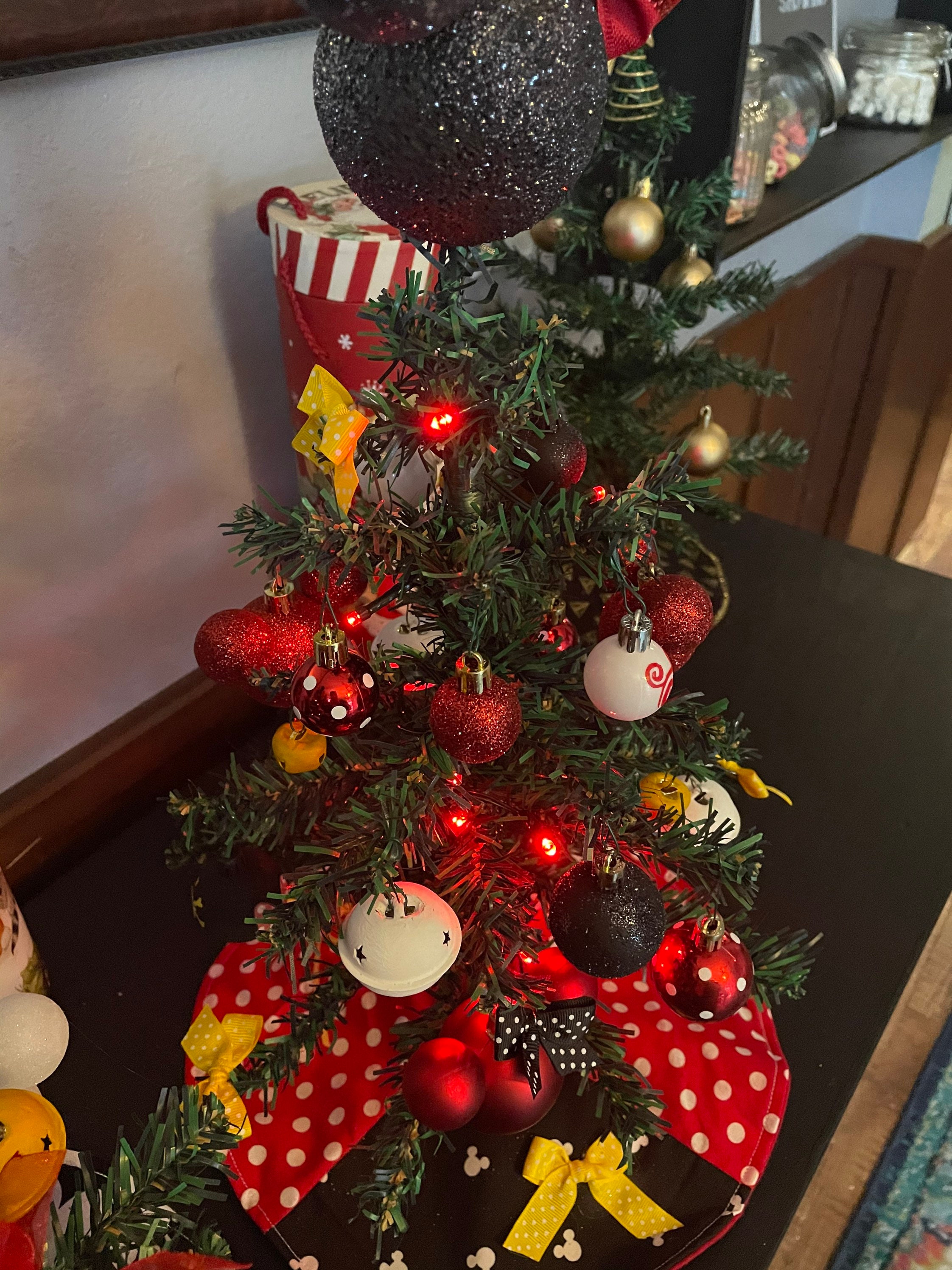 Mickey and Minnie Table Top Tree - Etsy