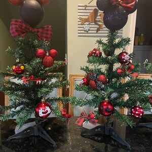 Mickey and Minnie Table Top Tree - Etsy