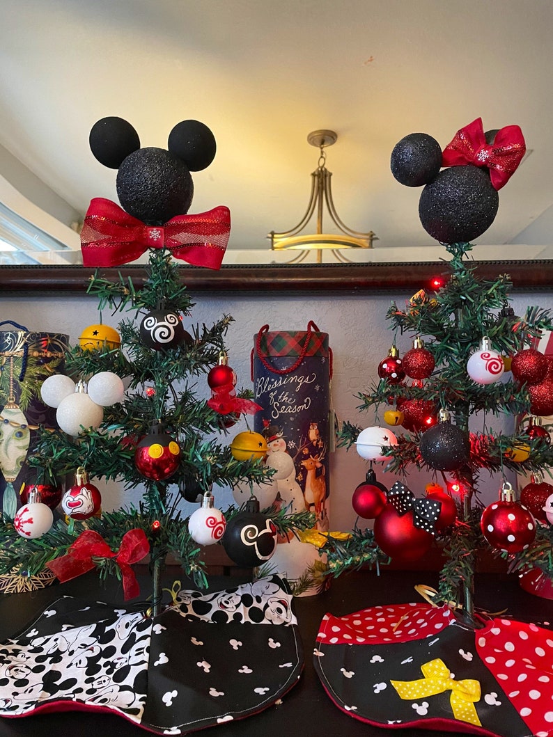 Mickey and Minnie Table Top Tree - Etsy