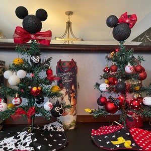 Mickey and Minnie Table Top Tree - Etsy