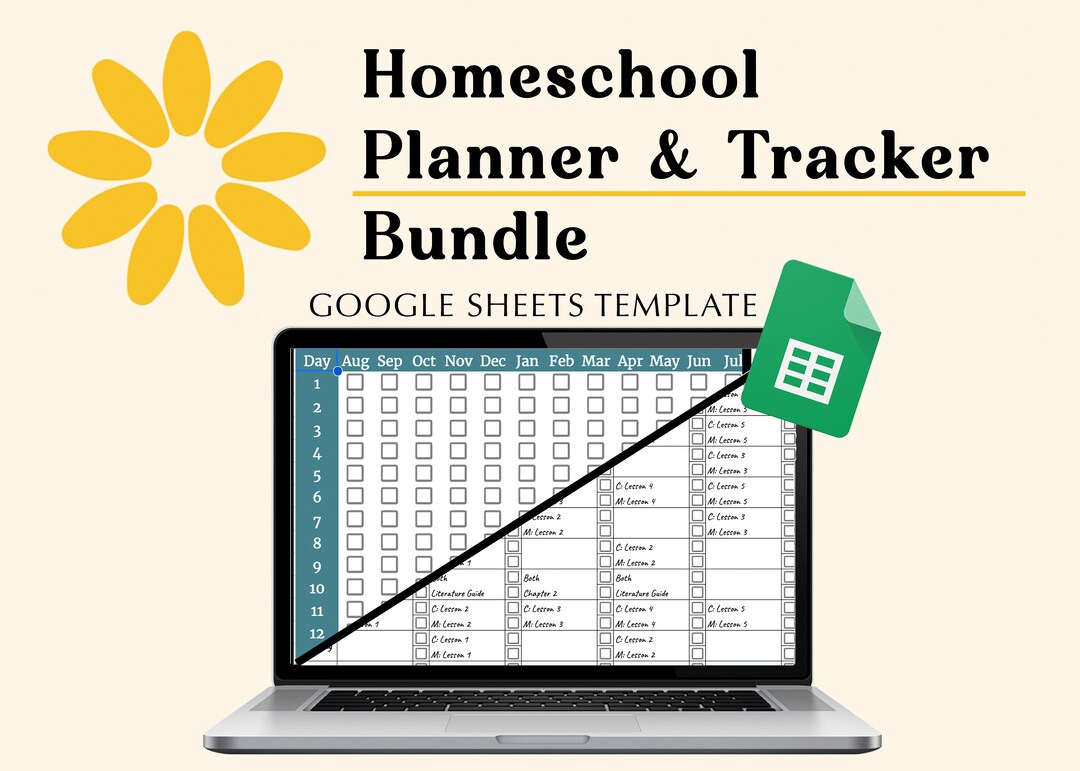 Homeschool Weekly Planner & School Days Tracker 2 Students White - Etsy