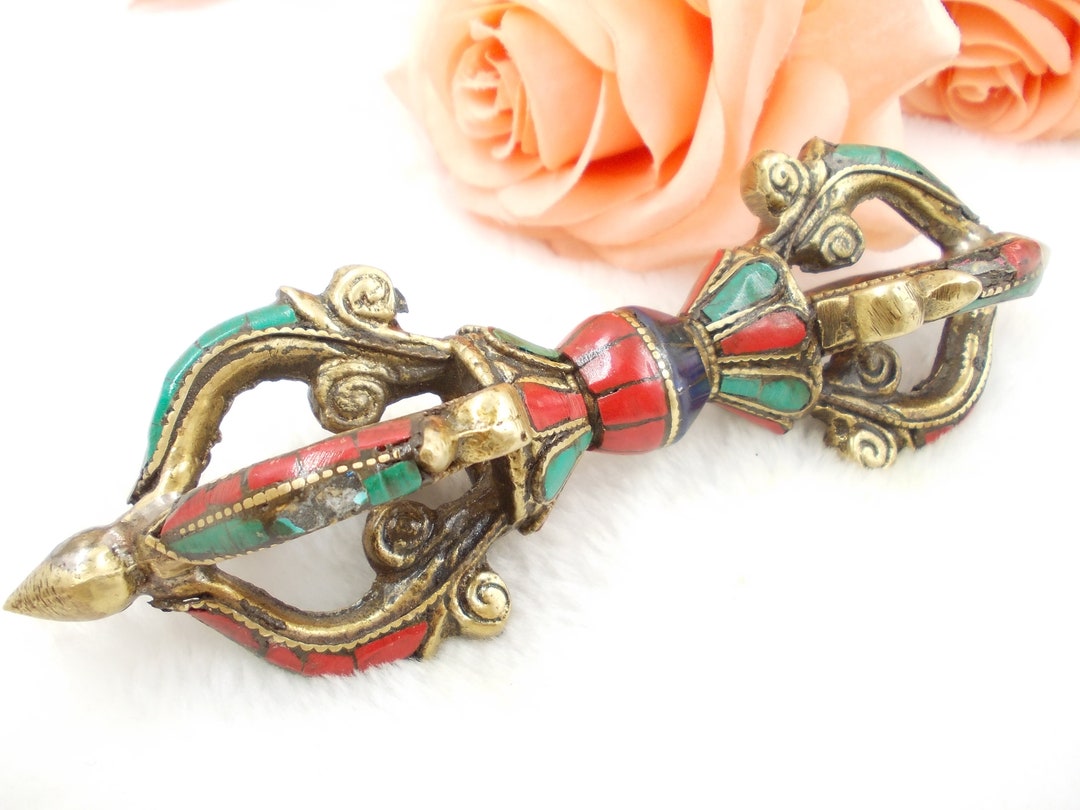 Pure Copper 5 Vajra, Creative Handmade Buddha Vajra Handicraft ...