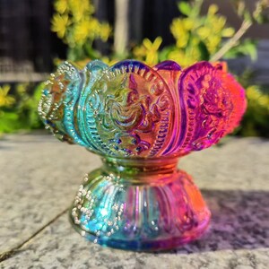 Buddha Yoga Crystal Candle Holder Lotus Meditation Relaxing Decor ...
