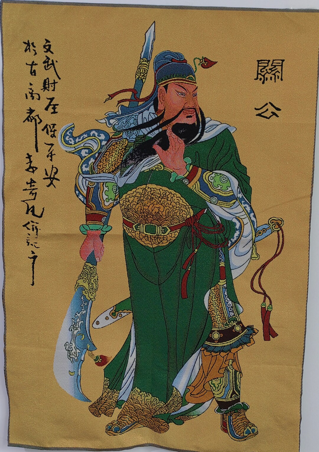 Buddha Life Thangka Painting Guan Yu Life Story Art Tibetan Wall Decor ...