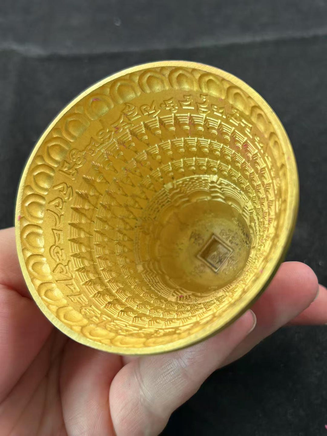 Nepal Buddha Statue Copper Mold, Collect Tibet Buddhism Temple Wipe Tsa ...