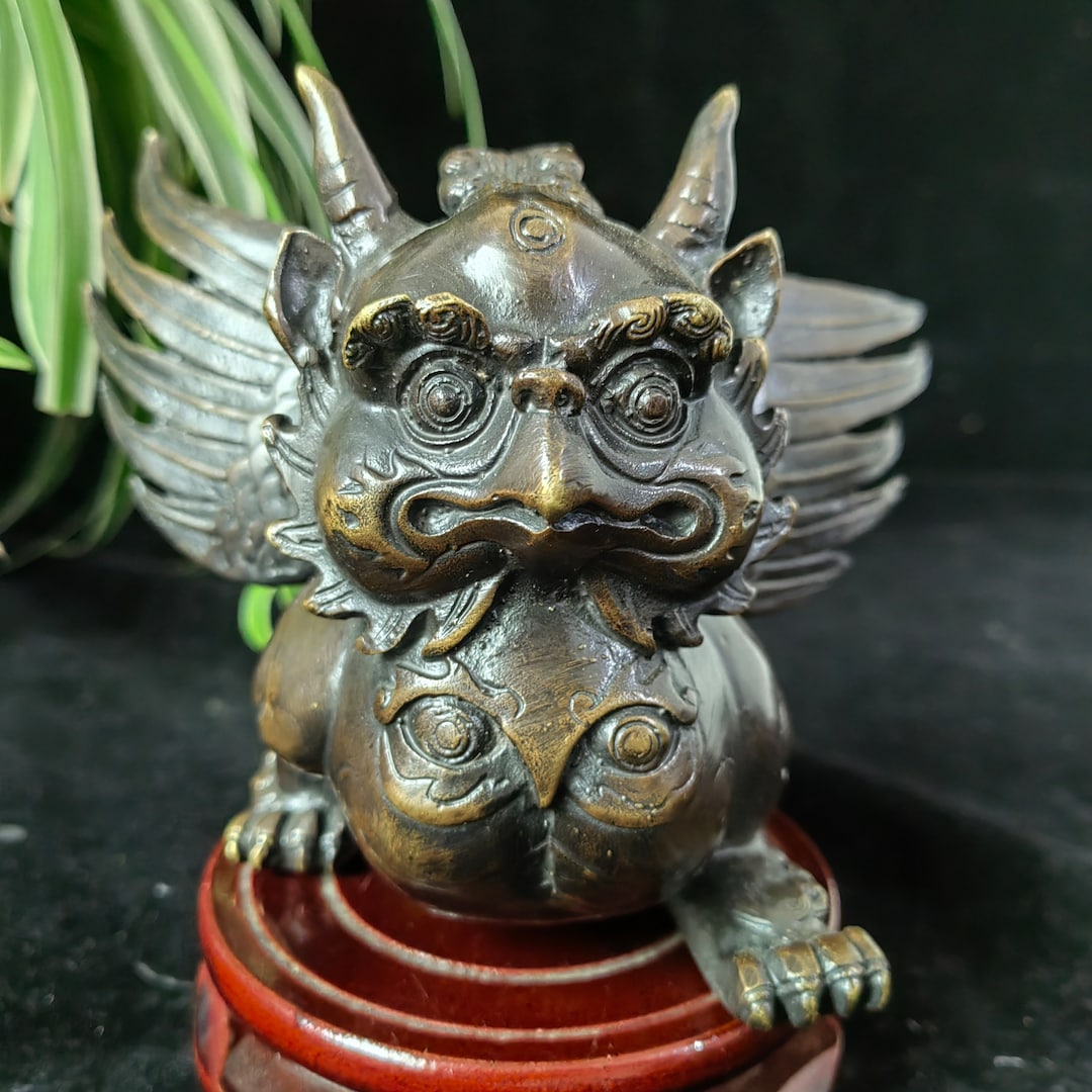 Tibet Buddhism Bronze Winged Garuda Bird God Decor Tibet - Etsy
