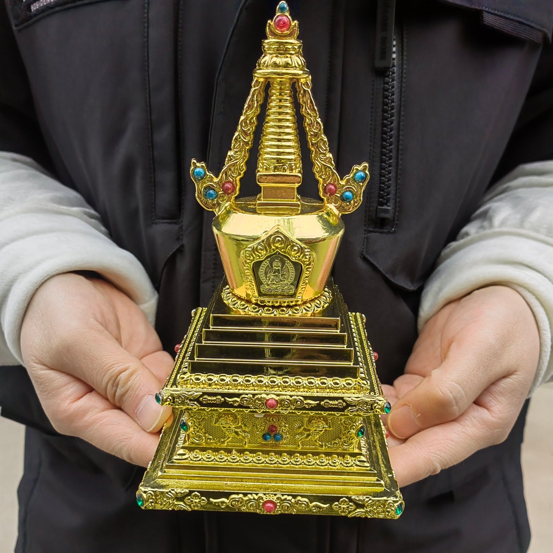 Buddhist Stupa Tibet Relic Tower Temple Meditation Tibetan Buddha ...