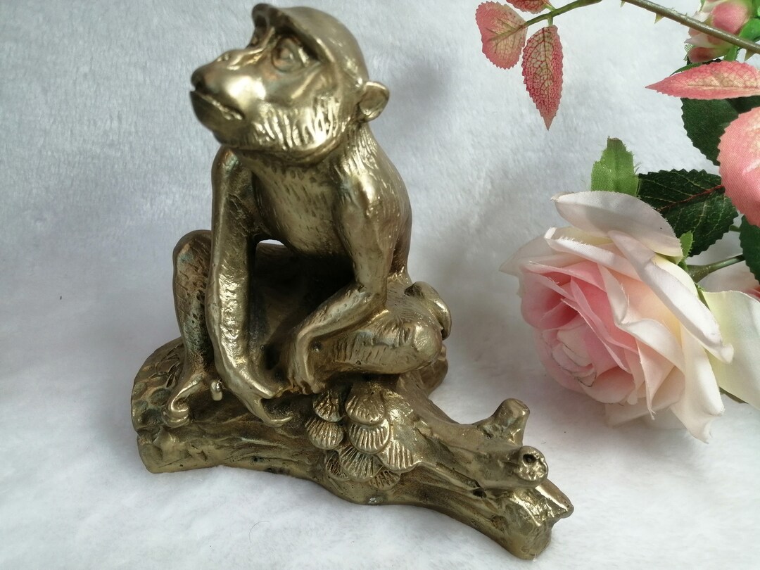 Copper Monkey Statues,lucy Animal Statues Figure Business Gifts for ...