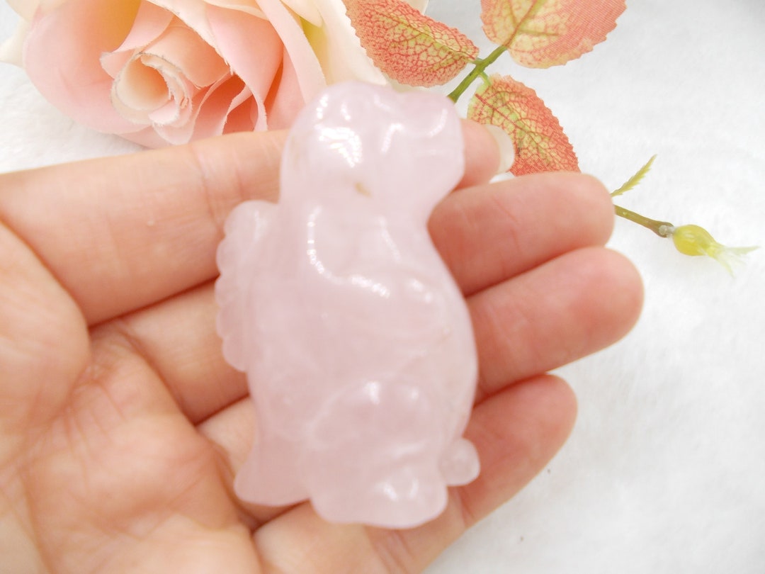 Vintage Style Cartoon Crystal Dinosaur Statue handmade Crysta - Etsy