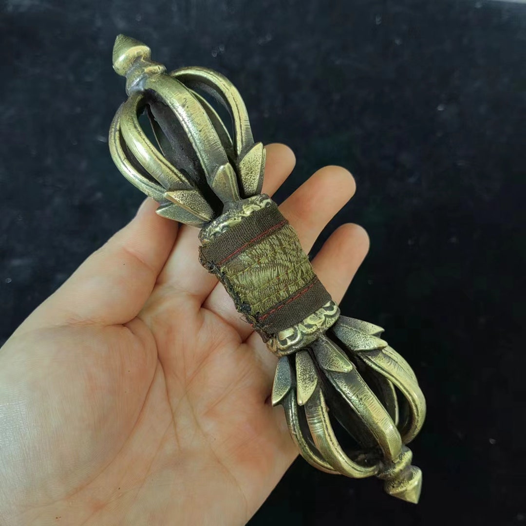 Pure Copper Vajra, Fine Creative Handmade Buddha Vajra Handicraft ...