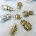 Set of 9 Pcs Golden Beetle Entipede Xylotrupes Dichotomus Uang Unicorn ...
