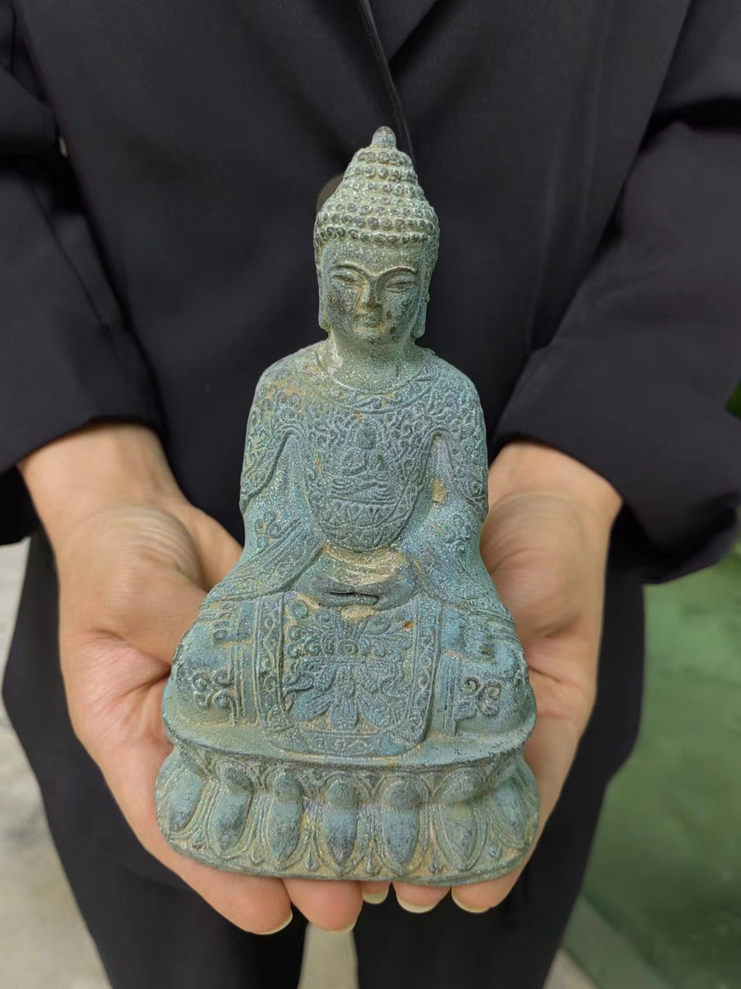 Tibet Buddha Statue,brass Budha Idol Shakyamuni Fengshui Zen Buddhism ...