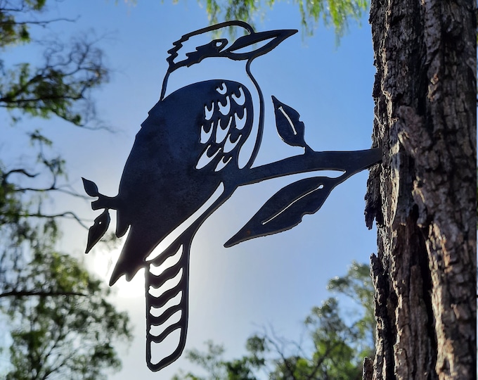 Metal Kookaburra Tree Spike - Etsy Australia