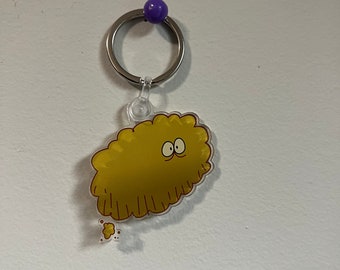 Crochet Keychain Cleo Cloud Keychain - Etsy