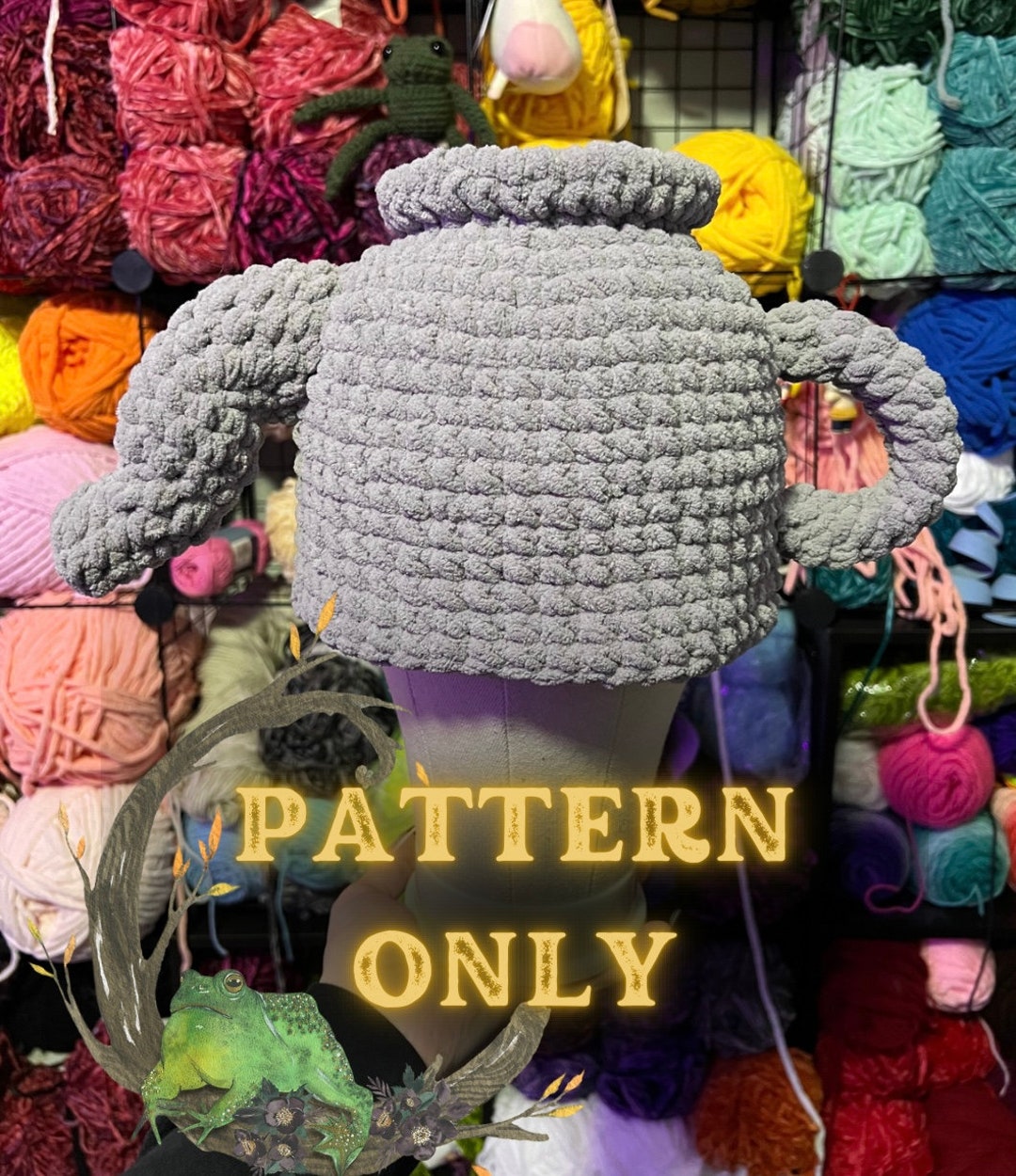 Upside Down Tea Pot Beanie Pattern - Etsy