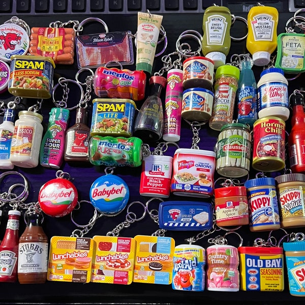 Mini Seasoning Keychains - Etsy