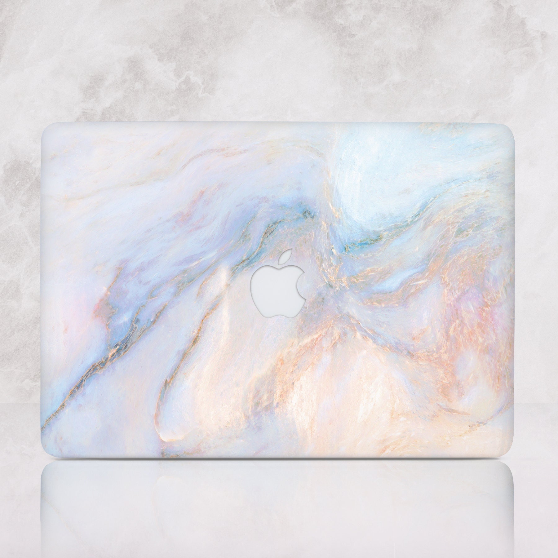 Marble MacBook Hard Case White Marble MacBook Pro 13 14 15 16 2017-2021 ...