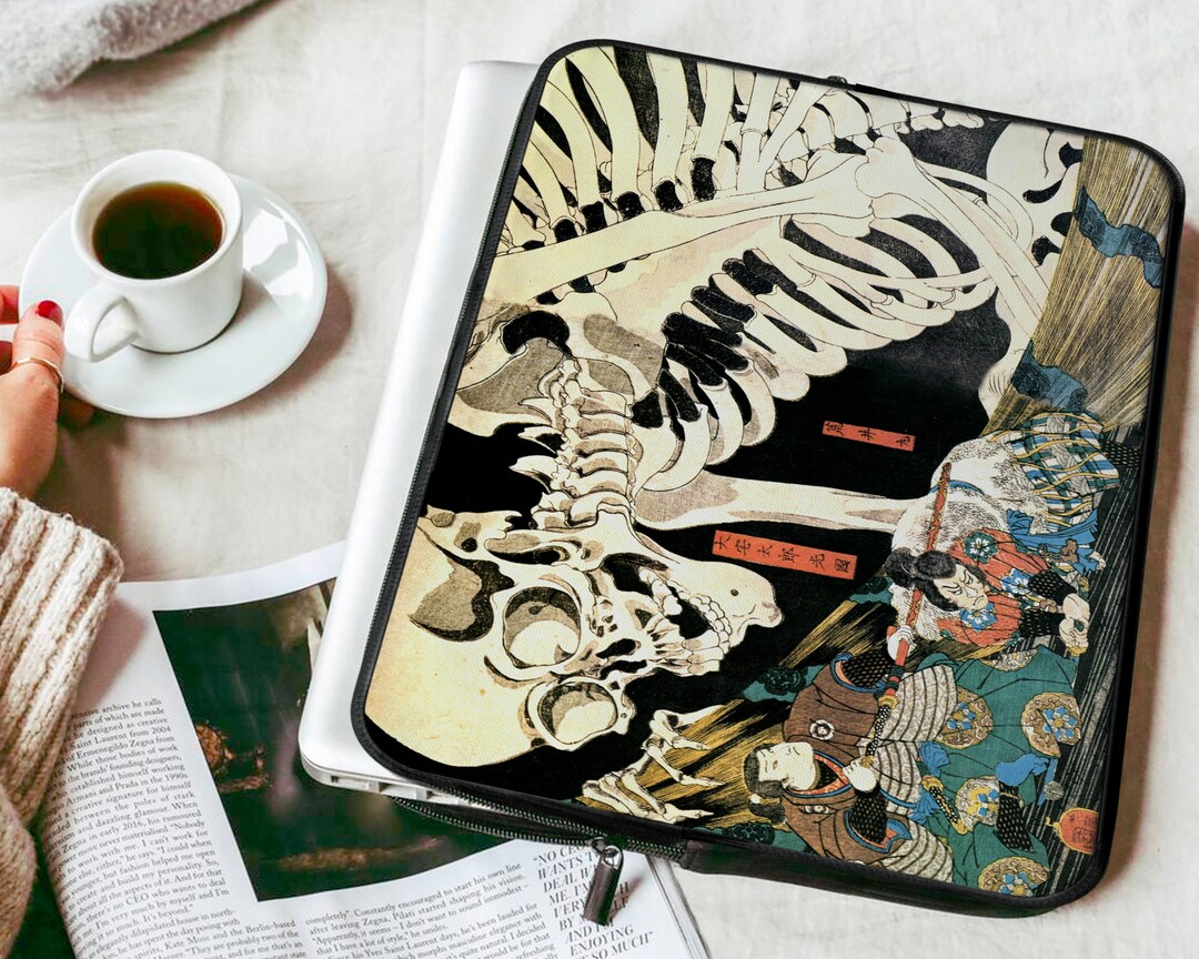 Skeleton Laptop Sleeve Famous Painting Laptop Sleeve 12 Inch Sleeve 13 ...