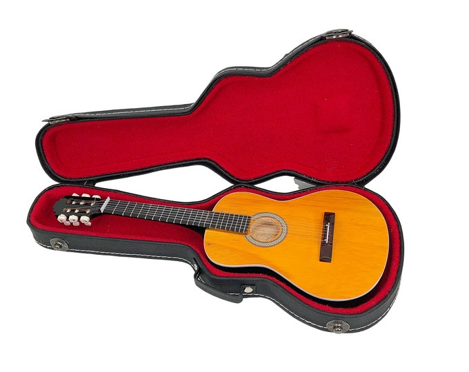 Miniature Guitar RANDY RHOADS Black and Gold - Etsy