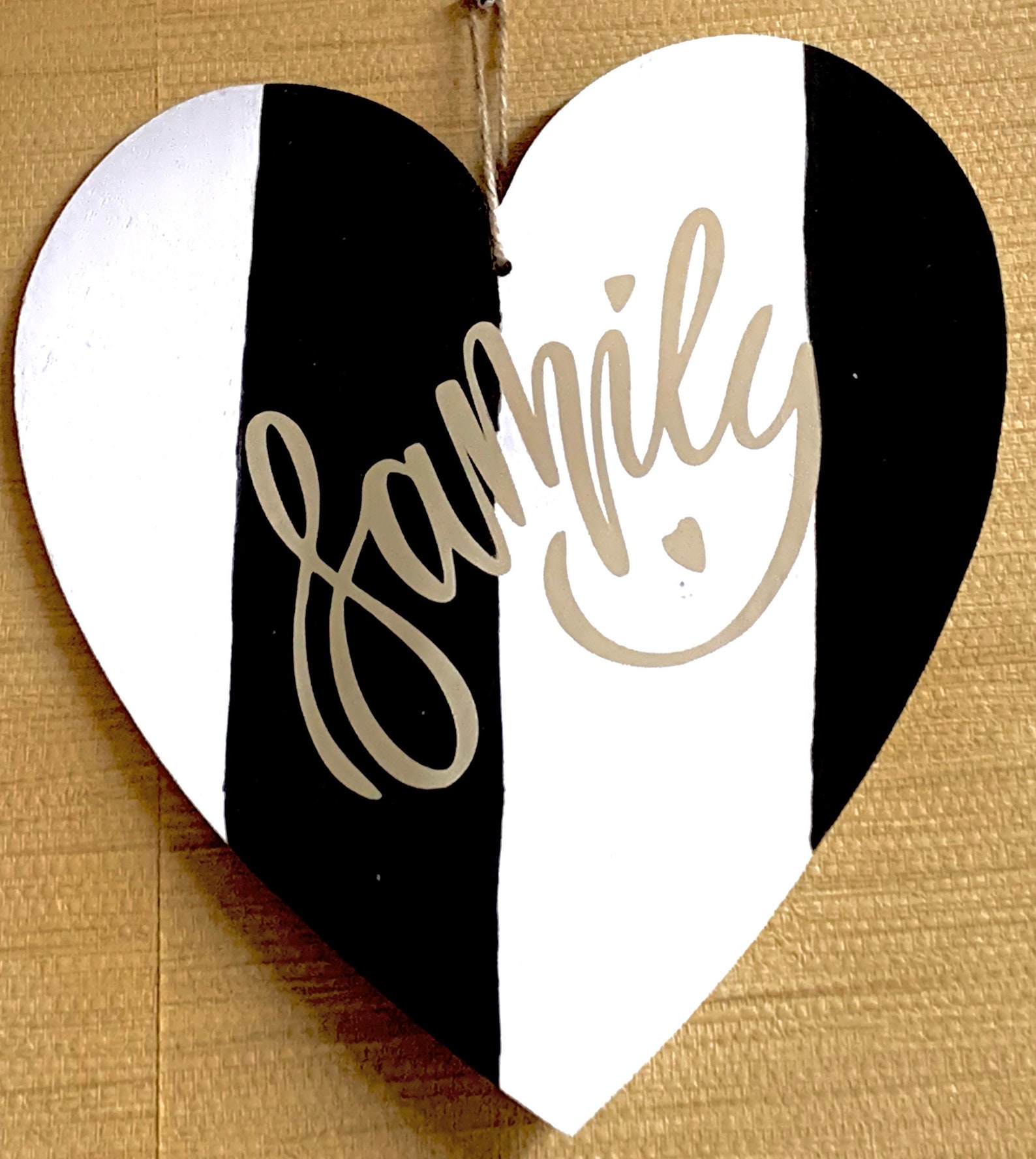 Heart Family wall decor. | Etsy