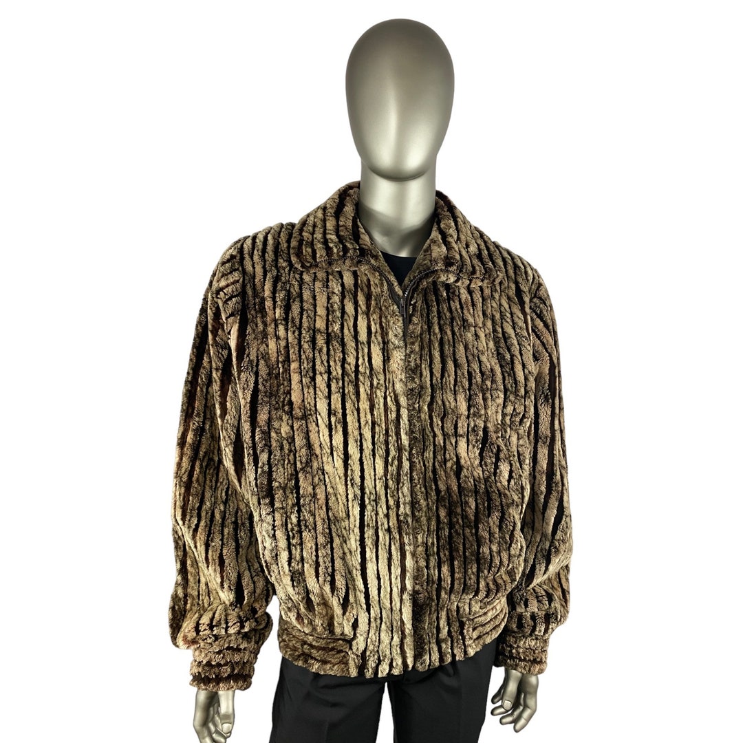 Men’s Sheared Beaver Jacket, ZUKI Designer, Size 36/S, Certified ...