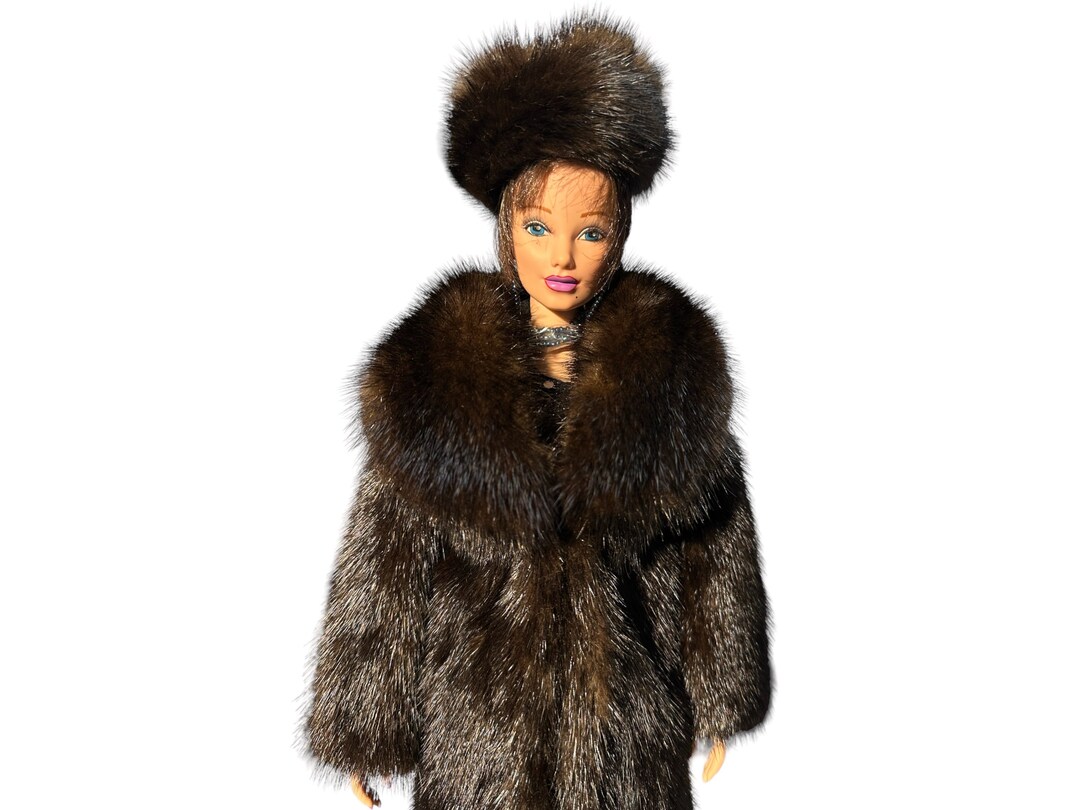 Sandra Bilotti Doll Gigi in Ranch MINK Coat, 16”, Luxury Gift ...