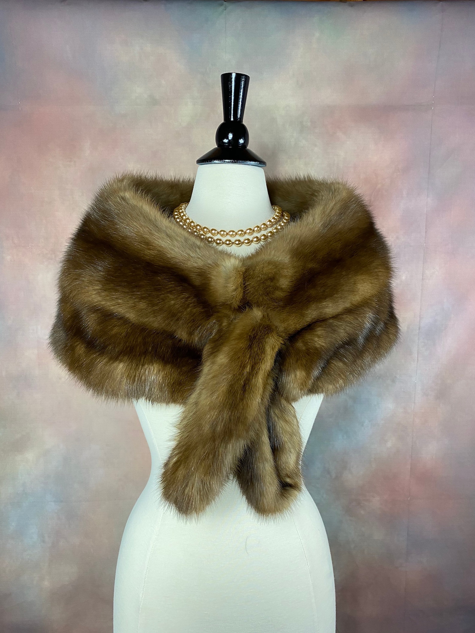 RUSSIAN SABLE STOLE I.Magnin Designer Certified Vintage Fur | Etsy