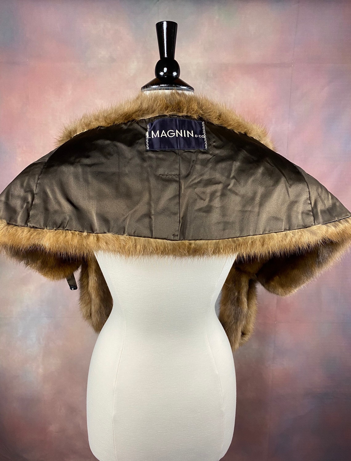 RUSSIAN SABLE STOLE I.Magnin Designer Certified Vintage Fur | Etsy