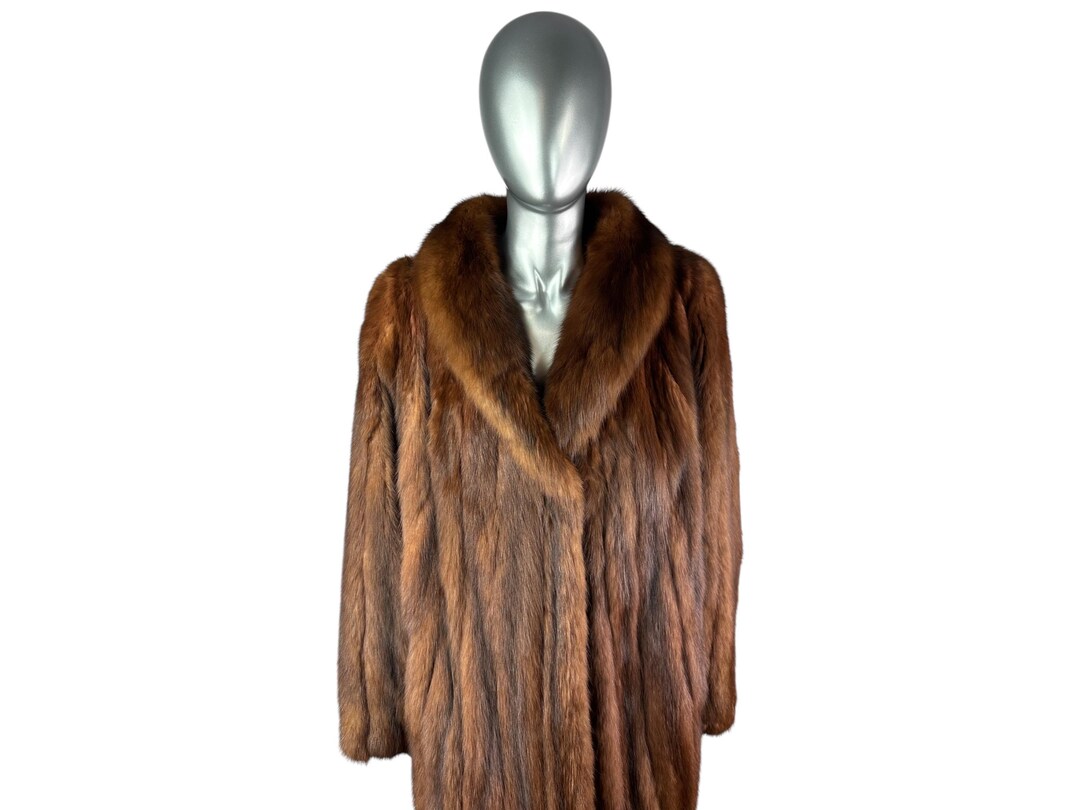 RUSSIAN SABLE Stroller, Female Pelts, Size L/XL, Certified Vintage Fur ...