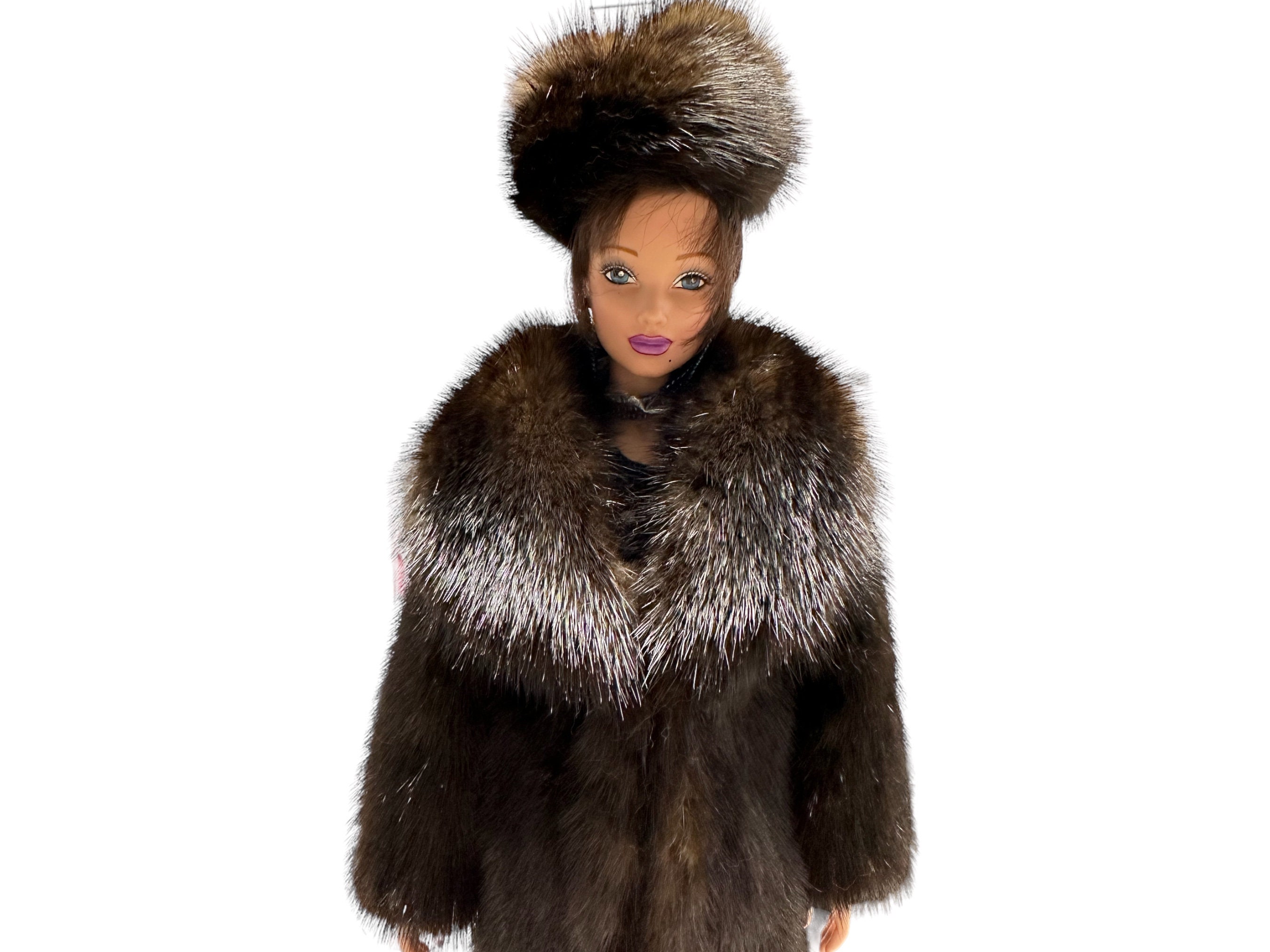 Sandra Bilotti Doll Gigi in Ranch MINK Coat, 16”, Luxury Gift ...