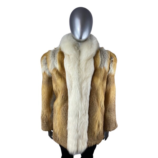 Red Fox Fur Coat - Etsy