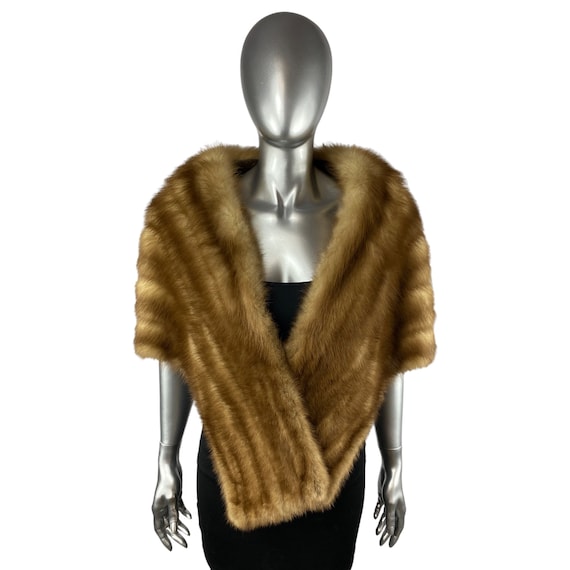 STONE MARTEN STOLE Size S Certified Vintage Fur W/storage - Etsy