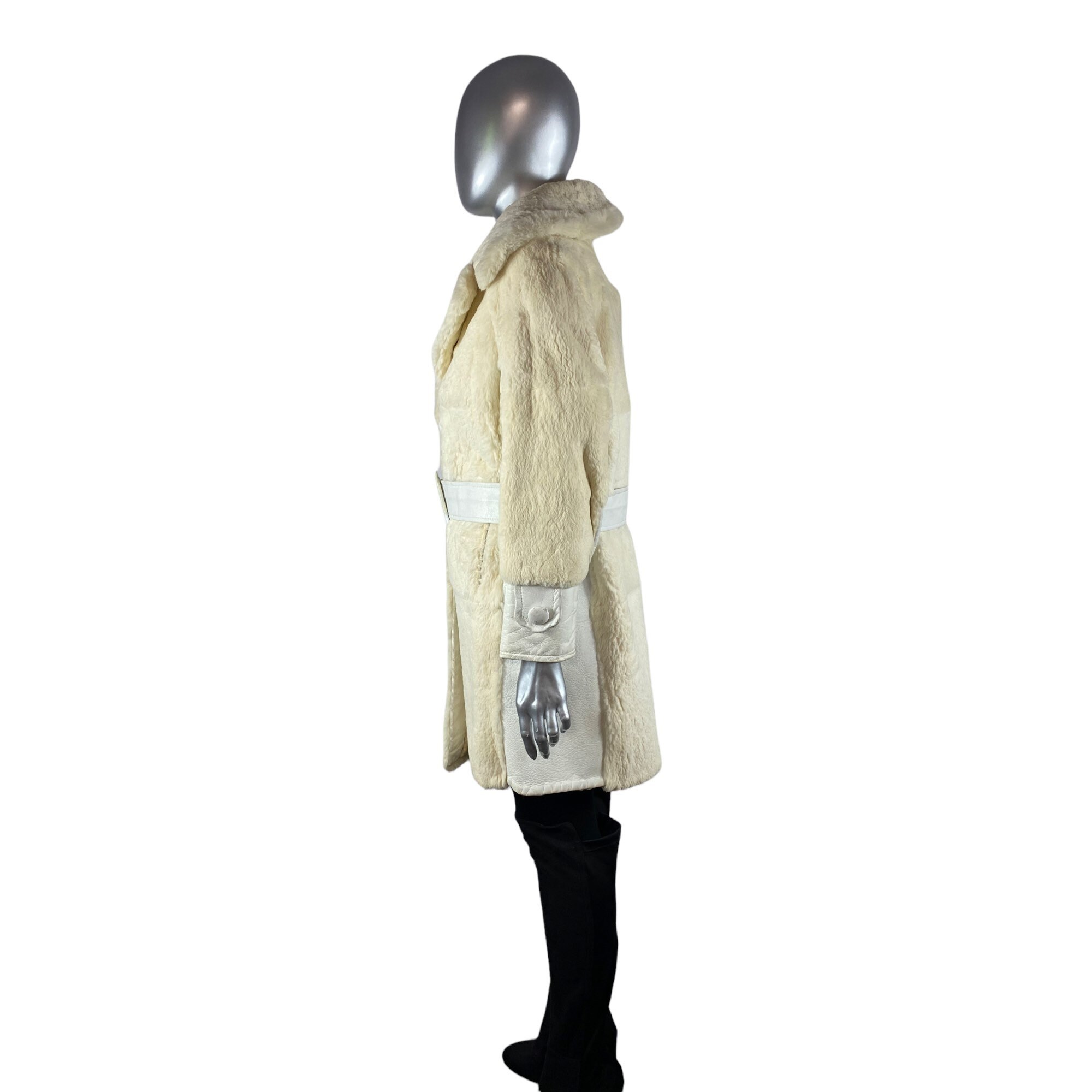 Pearl SHEARED NUTRIA W/leather Inserts Jacket, Size S, Certified ...