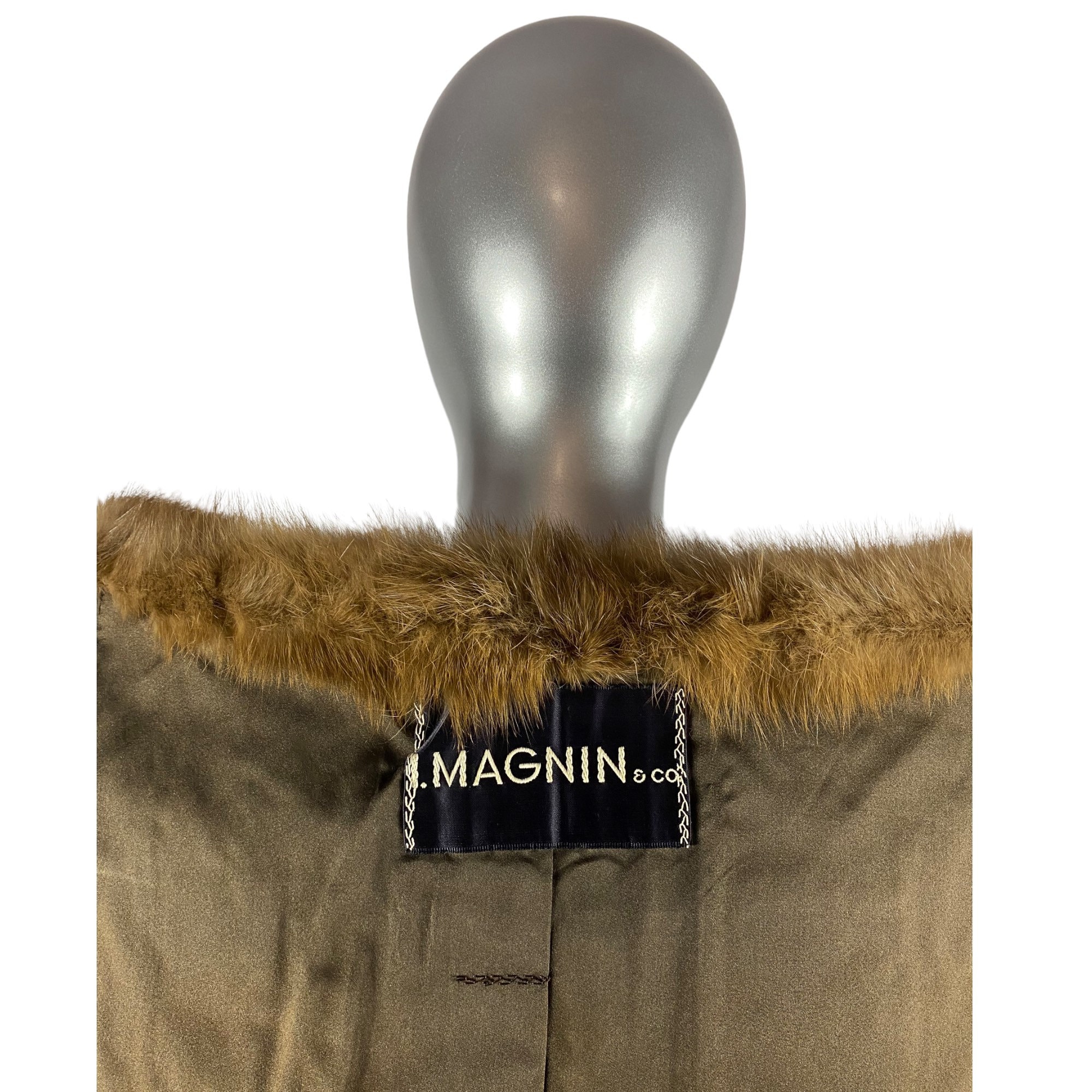 RUSSIAN SABLE STOLE, I.magnin Designer, Size S, Certified Vintage Fur W ...