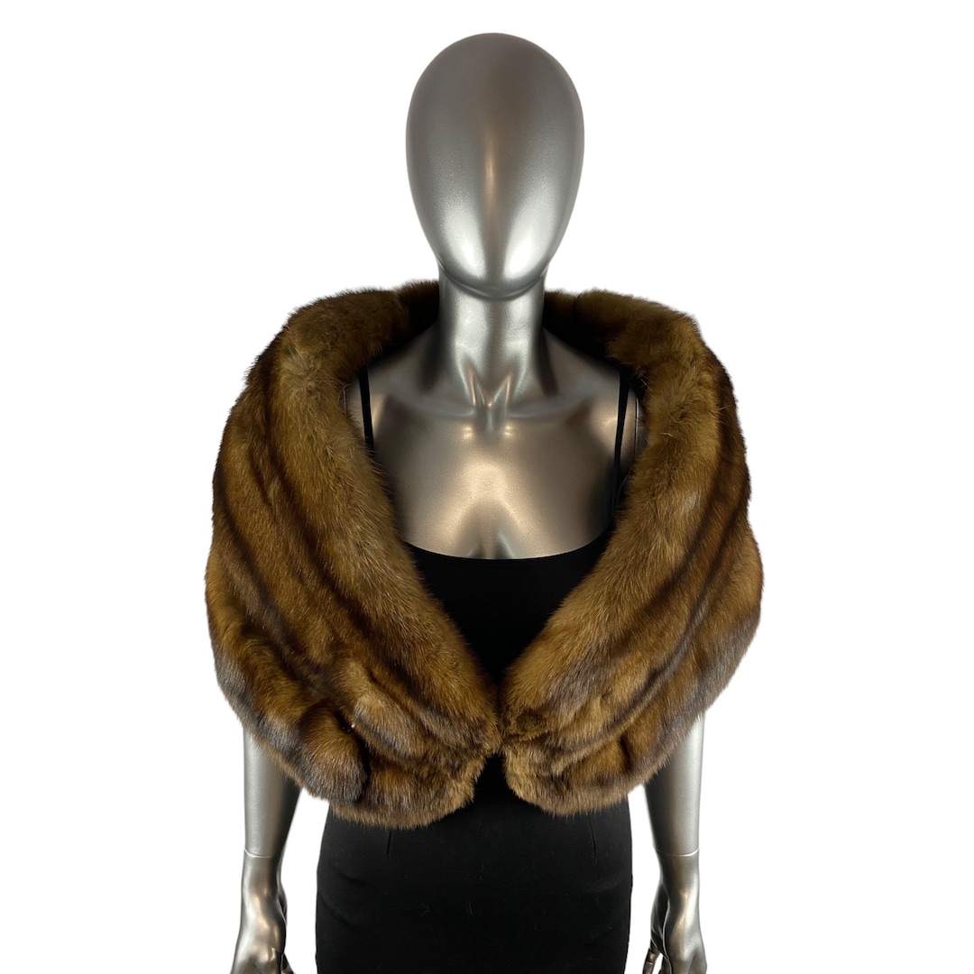 RUSSIAN SABLE Stole, Size L/XL, Gorgeous Old Hollywood Style ...