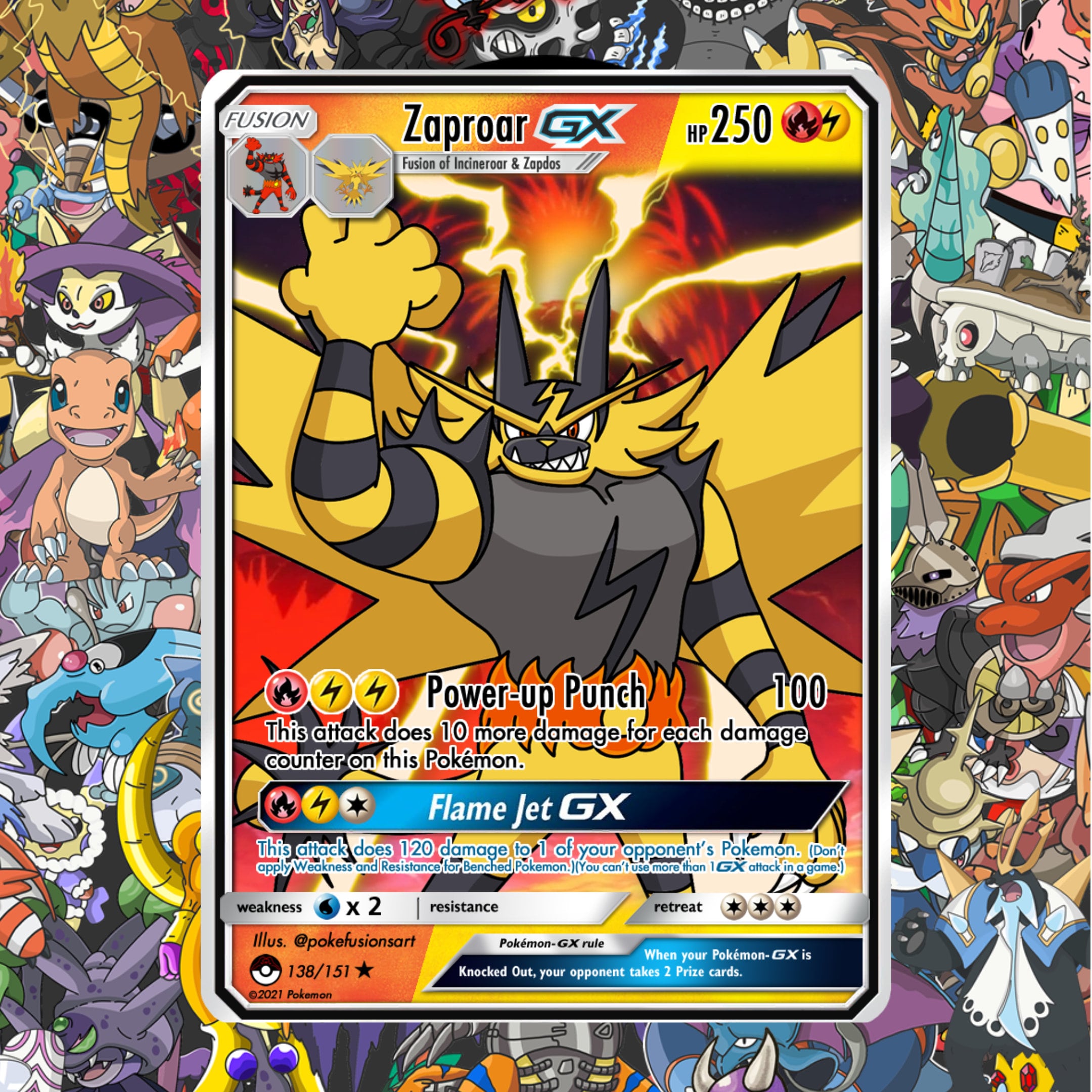 Custom Made Pokemon Cards Become a Pokemon Card Full Art - Etsy