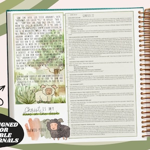 Ram in the Bush, Printable Sticker Kit-bible Journaling, Faith Planner ...