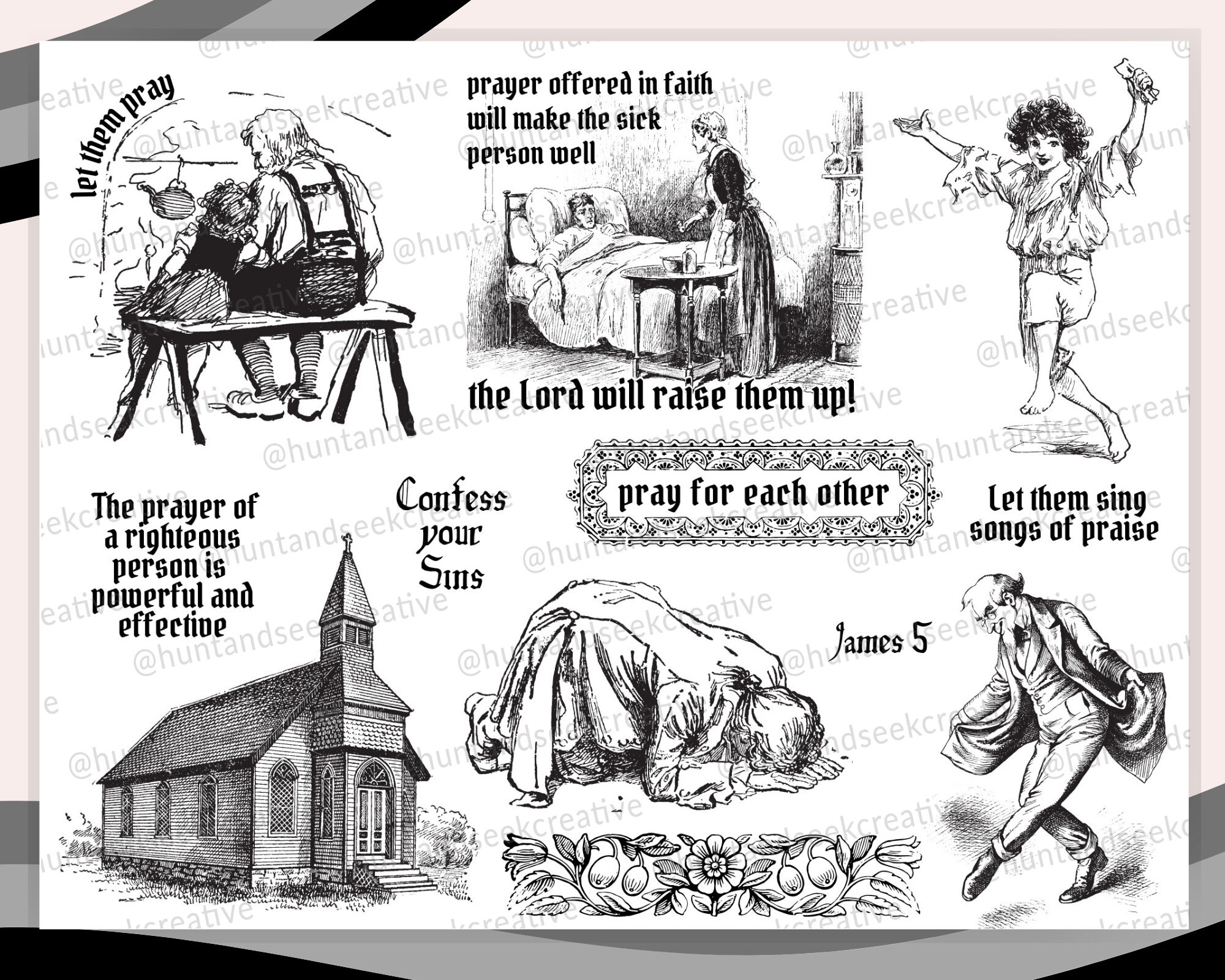 The Book of James Printable Stickers for Bible Journaling | Etsy