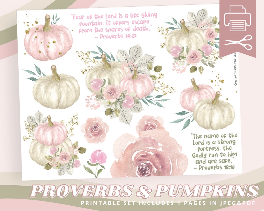 Proverbs & Pumpkins Please, Fall, Autumn, Thanksgiving Printable ...