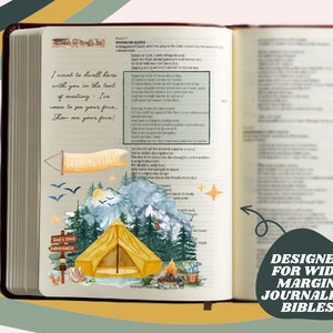 Tent of Meeting, Camping | Christian Printable Stickers for Bible ...