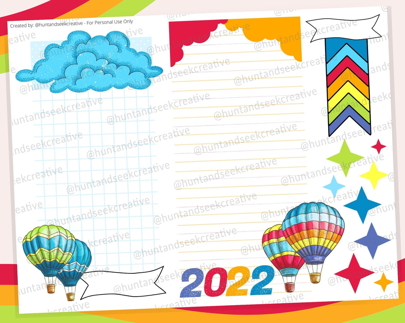 My Word for 2022 - Bible Journaling Printable Kit, Sticker Sheet, Word ...