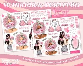 Printable Breast Cancer - Etsy