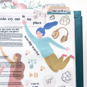 Bible Journaling Printable,rocks Cry Out,praise & Worship,faith Planner ...