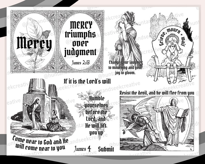 The Book of James Printable Stickers for Bible Journaling - Etsy