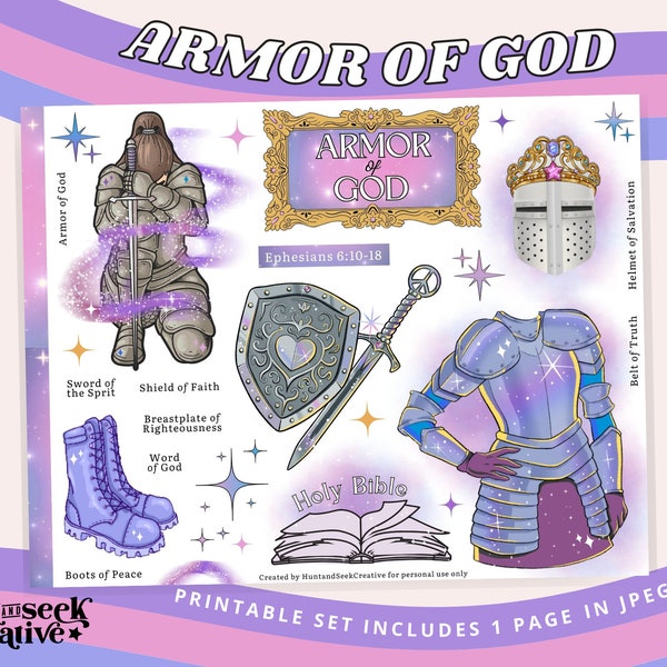 Armor of God Printable - Etsy
