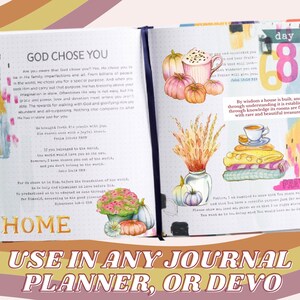 Home for Fall, Autumn Printable Sticker Sheet for Bible Journaling ...