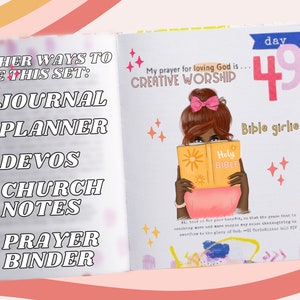 Bible Girlies Clipart, Printable Sticker Kit for Bible Journaling ...