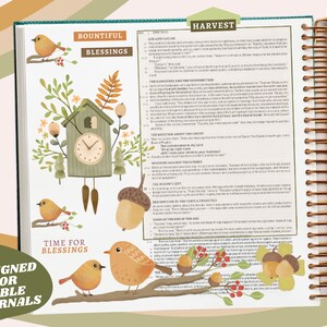 Time for Blessings, Fall & Autumn Printable Sticker Sheet - Bible ...