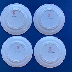 Set of 8 French Antique Talking Plates in Stoneware Featuring ...